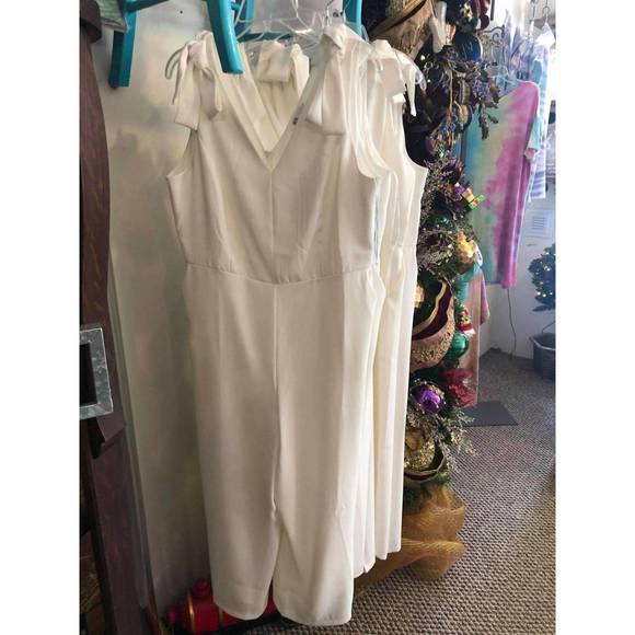 Aryeh | Pants & Jumpsuits | New Aryeh Shoulder Tie Cropped Jumpsuit In ...